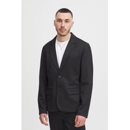 Sakko Blend "BHLangford", Herren, Gr. 46, schwarz, 64% Viskose, 31% Polyester, 5% Elasthan, unifarben, regular fit taillenlang, eingesetzt, Sakkos, Klassisches Sakko mit Klappentaschen