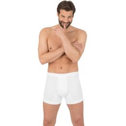 Schl&uuml;pfer TRIGEMA "TRIGEMA Unterhose Doppelripp im Doppelpack", Herren, Gr. 10, 2 Stk., wei&szlig;, 100% Baumwolle (Bio-Baumwolle kbA), Unterhosen