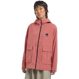 Funktionsjacke Jack Wolfskin "TERRACADE JKT W", Damen, Gr. M (38/40), rot (mineral, rot), Obermaterial: 100% Polyester, Jacken Funktionsjacke