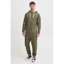 Overall Blend "BHSalinho", Herren, Gr. 3XL, US-Gr&ouml;&szlig;en, ivy gr&uuml;n, Sweatware, 60% Baumwolle, 40% Polyester, unifarben, regular fit lang, ohne Ausschnitt, Overalls Overall, Overall mit Fleece-Kapuze