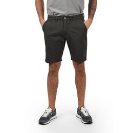 Chinoshorts Blend "BHPierre", Herren, Gr. L, US-Gr&ouml;&szlig;en, ebony grau, Web, 98% Baumwolle, 2% Elasthan, unifarben, regular fit kurz, Hosen Chinoshorts, Stilvolle Chino Shorts mit Eingrifftaschen