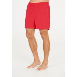 Badeshorts Virtus "Wesley", Herren, Gr. S, US-Gr&ouml;&szlig;en, rot, 100% Nylon, unifarben, Badehosen Badeshorts, in atmungsaktiver Qualit&auml;t
