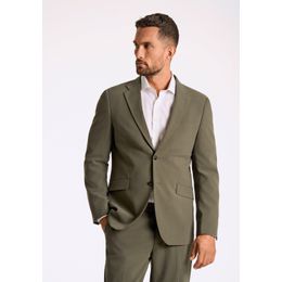 Anzugsakko LINDBERGH "LINDBERGH Anzugjacke, Blazer", Herren, Gr. 56, army, Obermaterial: 67% Polyester, 28% Viskose, 5% Elasthan; Futter: 98% Polyester, 2% Elasthan, Sakkos