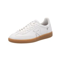 Sneaker Rieker "Rieker Sneaker Glattleder", Herren, Gr. 45, wei&szlig;, Glattleder, Schuhe Sneaker