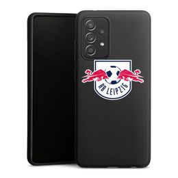 DeinDesign Galaxy A52s 5G Handy Premium Silikon H&uuml;lle Handyh&uuml;lle schwarz Case Official Licensed Product Rb Leipzig Transparent Silikon Premium Case