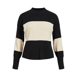 Object Pullover 'BRIGHT' Damen Gr&ouml;&szlig;e XS creme / schwarz