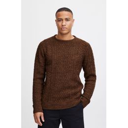 Blend Jungen Rundhalspullover "BHPullover"demitasse, Gr. XL, meliert, Grobstrick, 85% Polyacryl, 15% Wolle, Pullover, Klassischer Grobstrickpullover