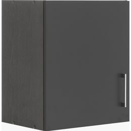 H&auml;ngeschrank KOCHSTATION "KS-Mali", grau (anthrazit, grafit), B:50cm H:57cm T:34cm, Schr&auml;nke, H&auml;ngeschrank