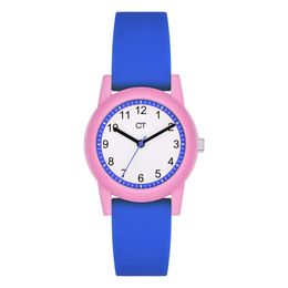 Quarzuhr Cool Time "The Cool Blue Retro", blau, Armbanduhren, Kinder, Armbanduhr, Silikonarmband, Kinderuhr, Mädchen, analog