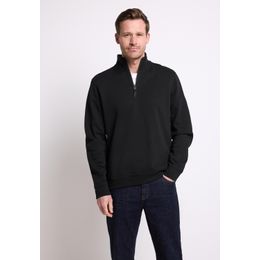 Rollkragenpullover Street One MEN, Herren, Gr. XXL (46), schwarz, Web, 90% Baumwolle, 10% Polyester, unifarben, normal normal, hoch geschlossener Ausschnitt, Bündchen, Pullover, im soften Baumwoll-Mix