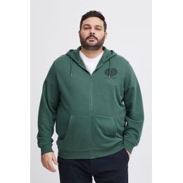 Kapuzenpullover Blend "BHBSweatshirt", Herren, Gr. 5XL, bistro grün, Sweatware, 55% Polyester, 45% Baumwolle, unifarben, regular fit normal, eingesetzt, Pullover, Gemütliche Sweatjacke mit Kapuze und Print