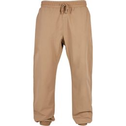 Jogginghose Urban Classics "Urban Classics Herren Basic Jogg Pants", Herren, Gr. S, US-Größen, unionbeige, 100% Baumwolle, unifarben, normal, Hosen