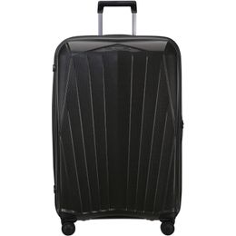 Hartschalen-Trolley Samsonite "MAJOR-LITE, verschiedene Größen und Farben", Gr. B/H/T: 50cm x 77cm x 31cm 100 l, schwarz, Curv, Koffer, Reisekoffer Volumenerweiterung bei S Reisegepäck Made in Europe