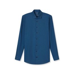 OLYMP Jungen Businesshemd "OLYMP Level Five 24/Seven, body fit, Businesshemd, Kent"rauchblau, Gr. 38, 92% Baumwolle, 8% Elasthan, Hemden