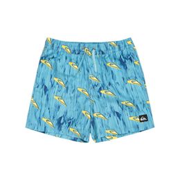 Badeshorts Quiksilver "Next Gen 14"", Jungen, Gr. 16, marine blau roots, 100% Polyester, Badehosen Badeshorts