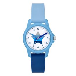Quarzuhr Cool Time, blau, hellblau, Armbanduhren, Kinder, Armbanduhr, Silikonarmband, analog