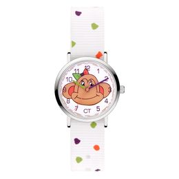 Quarzuhr Cool Time "The Cool Monkey", weiß, Armbanduhren, Kinder, Armbanduhr, Kinderuhr, Mädchen, analog