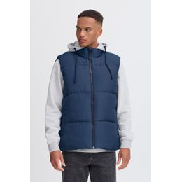 Steppweste Blend "BHELWIN", Herren, Gr. XXL, blau (marineblaus), Steppware, 100% Polyester, unifarben, Basic, normal normal, Westen Steppweste, Stilvolle Basic Steppweste mit Taschen