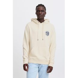 Blend Herren Kapuzenpullover "BHJAS"bleached sand, Basic, Gr. M, bedruckt, Sweatware, 50% Baumwolle, 50% Polyester, Pullover, L&auml;ssiger Hoodie mit