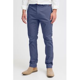 Chinohose Blend "BHKainz", Herren, Gr. 33, Länge 30, ensign blau, Web, 98% Baumwolle, 2% Elasthan, unifarben, regular fit lang, Hosen, Klassische Chinohose mit Gürtelschlaufen