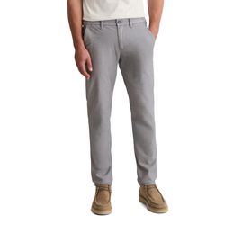 Marc O'Polo Chinohose MARC O'POLO "aus Two-Tone Organic Cotton Stretch", Herren, Gr. 32, Länge 30, medium grau, Obermaterial: 97% Baumwolle, 3% Elasthan, unifarben, gerade normal, Hosen Chinohose