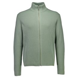 Cardigan LINDBERGH "LINDBERGH Cardigan", Herren, Gr. L, sage gr&uuml;n, Obermaterial: 80% Baumwolle, 20% Polyester, Strickjacken