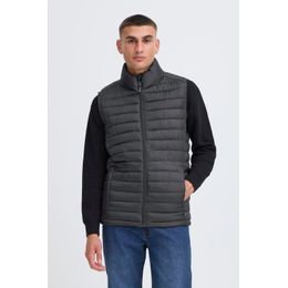 Steppweste Blend "BHMRomic", Herren, Gr. 3XL, forged iron, 100% Polyester, unifarben, Basic, normal normal, Westen Steppweste, Stilvolle Basic Steppweste mit Taschen