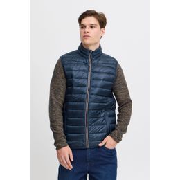 Steppweste Blend "BHOuterwear", Herren, Gr. XL, blau (marineblaus), 100% Polyester, unifarben, Basic, regular fit normal, Westen Steppweste, Stilvolle Basic Steppweste mit Taschen