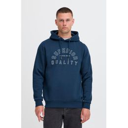 Kapuzenpullover Blend "BHSuno", Herren, Gr. L, marineblaus, Sweatware, 80% Polyester, 20% Baumwolle, bedruckt, normal normal, ohne Ausschnitt, Pullover, Stilvoller Hoodie mit Kapuze