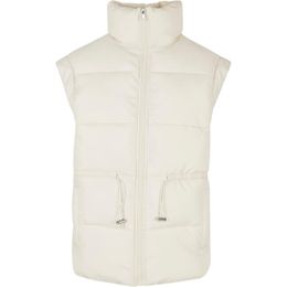 Urban Classics Herren Jerseyweste "Urban Classics Damen Ladies Waisted Puffer Vest"sandwei&szlig;, Gr. XL, 100% Polyester, Westen