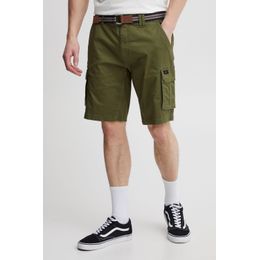 Cargoshorts Blend "BHShorts", Herren, Gr. XL, US-Größen, cypress, Web, 97% Baumwolle, 3% Elasthan, unifarben, regular fit kurz, Hosen, Stilvolle Cargo Shorts mit Taschen