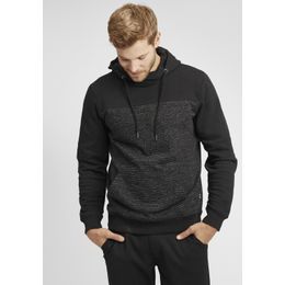 Kapuzenpullover Blend "BHToklat", Herren, Gr. XL, schwarz, Sweatware, 80% Baumwolle, 20% Polyester, unifarben, normal normal, ohne Ausschnitt, eng, Pullover, Lässiger Hoodie mit Kapuze und Kängurutasche