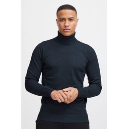 Rollkragenpullover Blend "BHCarsten", Herren, Gr. XXL, marineblaus, Feinstrick, 100% Polyester, meliert, regular fit, Pullover Rollkragenpullover, Stilvoller Strickpullover mit Rollkragen