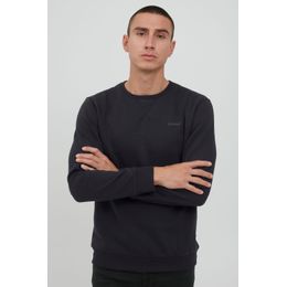Rundhalspullover Blend "BHDownton", Damen, Gr. 3XL, schwarz navy, Sweatware, 50% Baumwolle, 50% Polyester, unifarben, regular fit normal, Rundhals, Pullover Rundhalspullover, Klassisches Sweatshirt mit Rundhalsausschnitt
