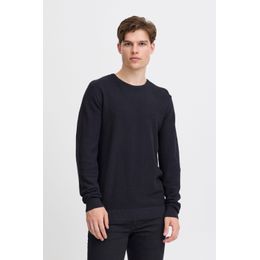 Blend Herren Strickpullover "BHPullover"schwarz, Basic, Gr. XL, unifarben, Web, 100% Baumwolle, Pullover, Stilvoller Strickpullover