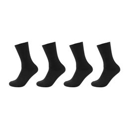 Socken Camano "comfort", Damen, Gr. 35 (38), schwarz, Baumwolle, Elasthan, Polyamid, unifarben, Socken, Superweiche Bündchen, Venenfreundliche Socken