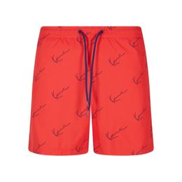 Badeshorts Karl Kani "Karl Kani Herren", Herren, Gr. S, US-Gr&ouml;&szlig;en, rot, 100% Polyester, Badehosen Badeshorts