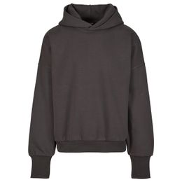 Kapuzensweatshirt Urban Classics "Urban Classics Herren High Low Hoody", Herren, Gr. XL, schwarzshadow, 100% Baumwolle, bedruckt, Sweatshirts