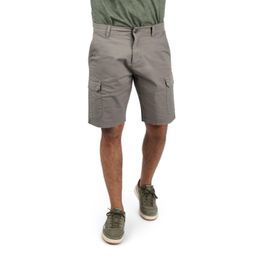 Cargoshorts Blend "BHBarni", Herren, Gr. L, US-Größen, granite, Web, 97% Baumwolle, 3% Elasthan, unifarben, regular fit normal, Hosen, Stilvolle Cargo Shorts mit Taschen