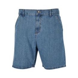 Shorts Urban Classics "Urban Classics Herren Denim Bermuda Shorts", Herren, Gr. 28, Normalgr&ouml;&szlig;en, light blau washed, 100% Baumwolle, unifarben, relaxed fit, Hosen Shorts