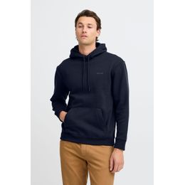 Kapuzenpullover Blend "BHDownton", Herren, Gr. 3XL, blau (schwarz navy), Sweatware, 50% Baumwolle, 50% Polyester, unifarben, regular fit normal, ohne Ausschnitt, Pullover Kapuzenpullover, Klassisches Sweatshirt mit Rundhalsausschnitt und K&auml;ngurutasche