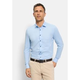 OLYMP Jungen Businesshemd "OLYMP Level Five 24/Seven, body fit, Businesshemd, Kent"hellblau, Gr. 37, 92% Baumwolle, 8% Elasthan, Hemden