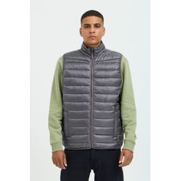 Steppweste Blend "BHOuterwear", Herren, Gr. M, iron gate, 100% Polyester, unifarben, Basic, regular fit normal, Westen Steppweste, Stilvolle Basic Steppweste mit Taschen