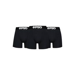 PSD Herren Panty "PSD CTN SOLIDS BLK 5I 3PK", Gr. XXLschwarz, 95% Baumwolle, 5% Elasthan, Unterhosen