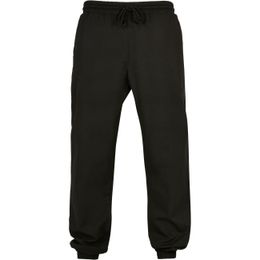 Jogginghose Urban Classics "Urban Classics Herren Basic Jogg Pants", Herren, Gr. S, US-Größen, schwarz, 100% Baumwolle, unifarben, normal, Hosen