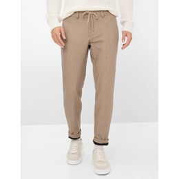 Chinohose Brax "Style PHIL", Herren, Gr. 36, Länge 30, beige, 68% Polyester, 26% Viskose, 6% Elasthan, Hosen Chinohose
