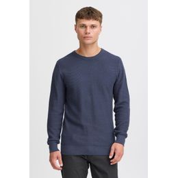Blend Damen Strickpullover "BHMGOAR"marineblaus, Basic, Gr. XL, unifarben, Feinstrick, 100% Baumwolle, Pullover, Stilvoller Strickpullover