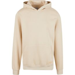 Kapuzensweatshirt Urban Classics "Urban Classics Basic Essential Hoody", Herren, Gr. M, sand, 50% Baumwolle, 50% Polyester, unifarben, Sweatshirts