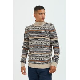 Blend Herren Strickpullover "BHPullover"peyote, Basic, Gr. XXL, gemustert, 100% Polyacryl, Pullover, Klassischer Grobstrickpullover