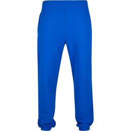 Stoffhose Urban Classics "Urban Classics Herren Ultra Heavy Sweatpants", Herren, Gr. M, US-Gr&ouml;&szlig;en, cobalt blau, 100% Baumwolle, unifarben, loose fit, Hosen Stoffhose